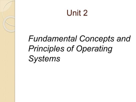 Operating system 2 | PDF