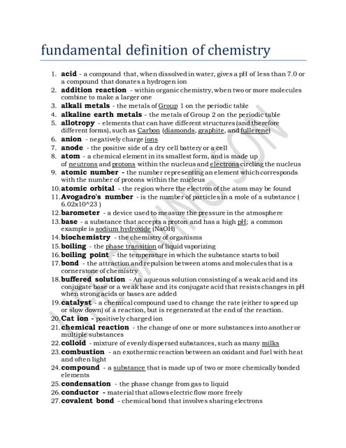 Spm chemistry formula list form 4 | PDF