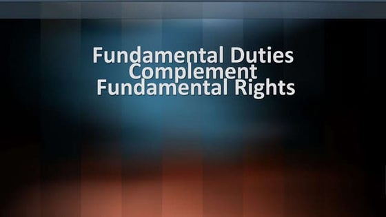 Fundamental rights n duties | PPTX | Hinduism | Religion & Spirituality