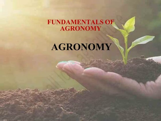 Agronomy Meaning Agronomy | Definition, Description, & Facts