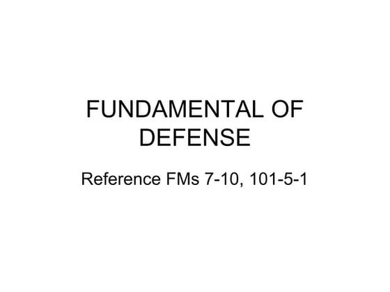 Basic Fieldcraft Course: Outline & lessons. | PDF