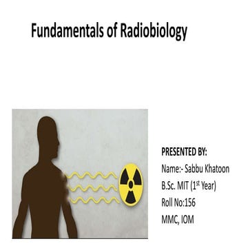 Fundamental of Radiobiology -SABBU.pptx