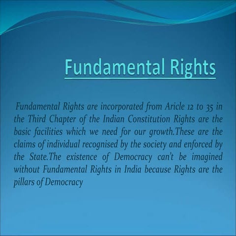 Fundamental rights | PPTX