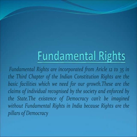 Fundamental rights | PPT