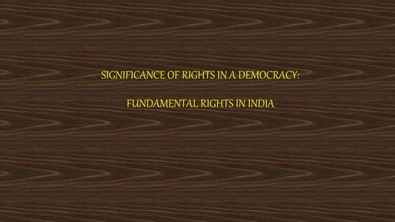 Fundamental rights of indian constitution | PPTX