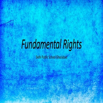 Fundamental rights navya garg | PPT