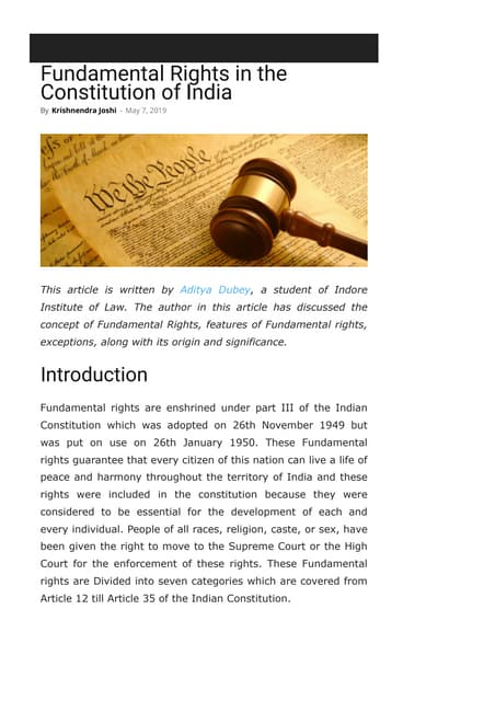 Democratic rights class IX | PPT