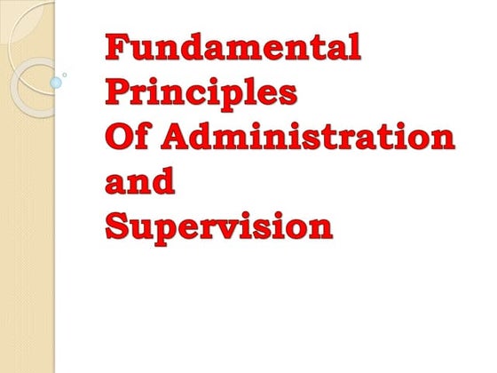 Types of-supervision | PPTX | Business and Finance
