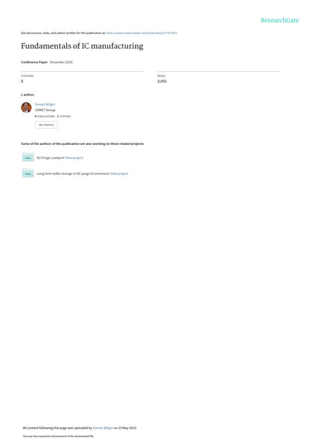 From Sand to Silicon“Making of a Chip” | PDF | Computer Peripherals | Computing