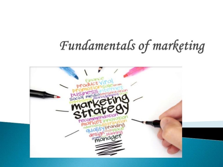 Fundamentals of Marketing Presentation