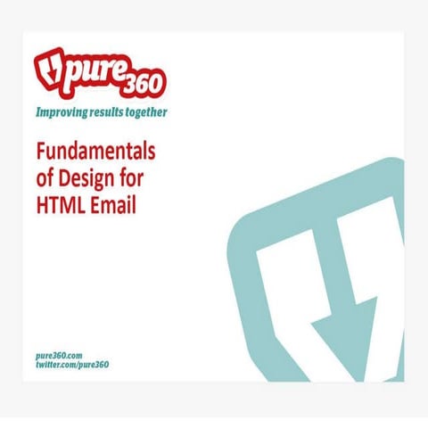 Fundamentals of design for HTML email | PPTX