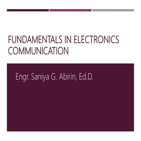Fundamentals in Electronics Communication.pptx