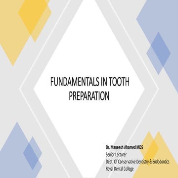 Fundamentals in tooth preparation.pptx