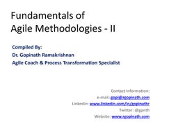 Using agile for business process design and development oct 19, 2010 ...