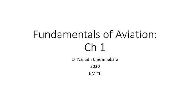 Brief history of aviation by madhav | PPTX