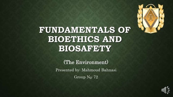 Environmental responsibilities | PPTX