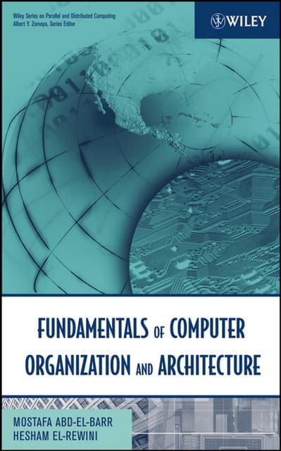 Fundamentals Of Computer Organization And Architecturepdf Programming Languages Computing