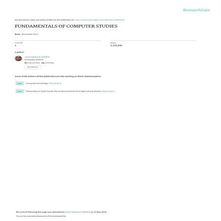 Achievers Computing for Junior High school | PDF