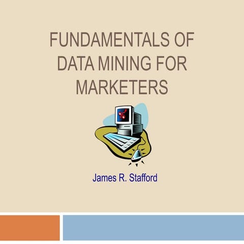 Fundamentals Of Data Mining 2010 | PPTX