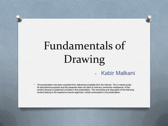 Sketching Basics- Part 1 | PPS | Drawing and Sketching | Arts and Crafts