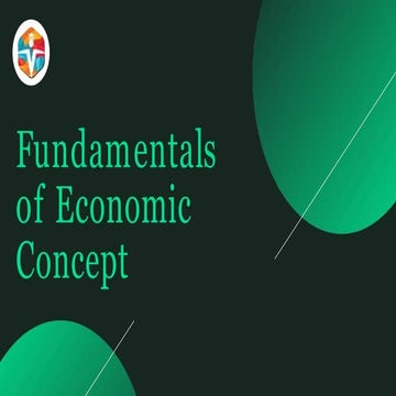 Fundamentals of economic concept | PPT