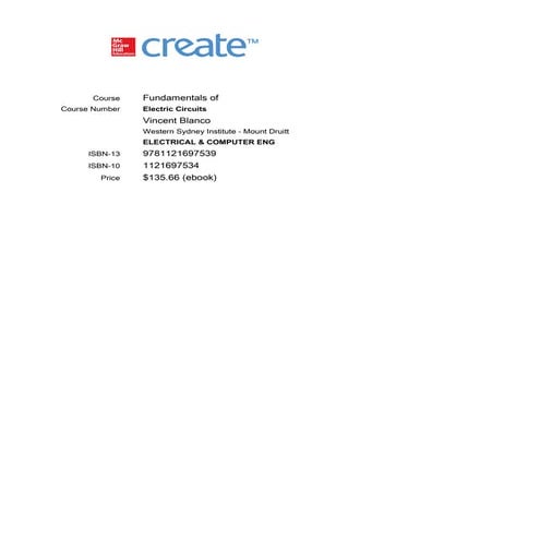 Fundamentals of electric circuits 5e | PDF
