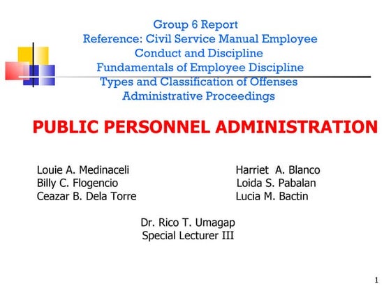 Norms of conduct-ADMINISTRATIVE | PPTX