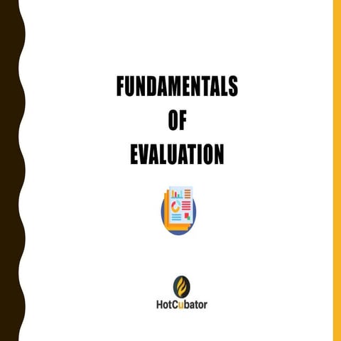 Fundamentals of Program Evaluation | PPTX