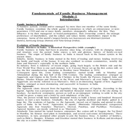 Fundamentals of Family Business Management.docx