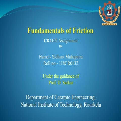 Fundamentals of Friction.pptx