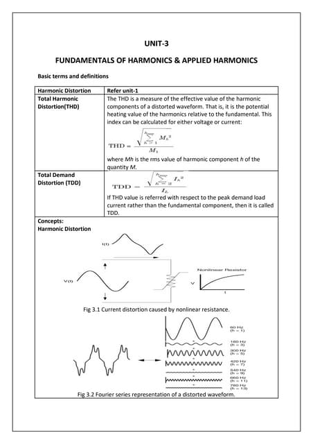 An introduction to power system harmonics | PPT | Consumer Electronics ...