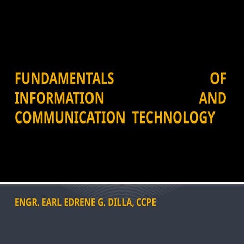 FUNDAMENTALS OF COMPUTER FOR BEED 1 MADE | PPTX