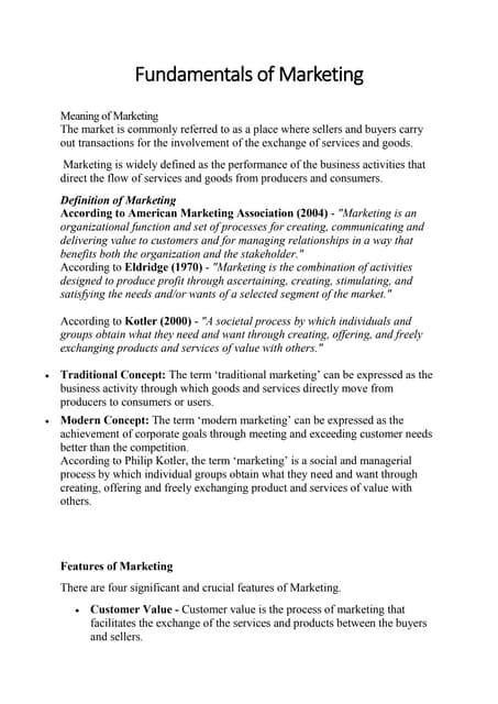 Introduction to sales & marketing | PPT