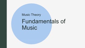 An introduction to music | PPT