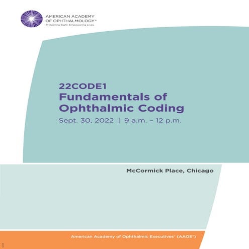 Fundamentals of Ophthalmic Coding ...... | PDF