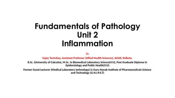 4. inflammation and infection | PPT