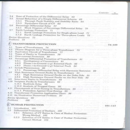 Fundamentals of power system protection by paithankar | PDF