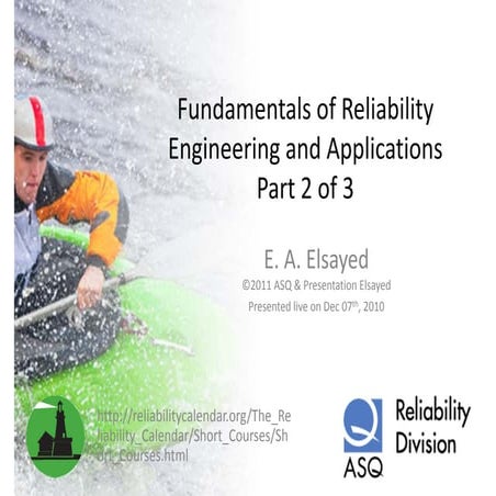 Reliability engineering chapter-2 reliability of systems