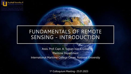 Role of electromagnetic Radiation in Remote Sensing | PDF