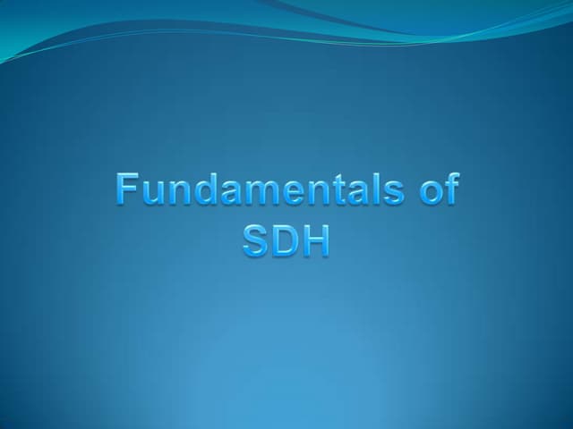 SDH Frame Structure | PPTX