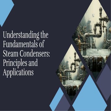 Basics of Steam condensers and its types | PDF
