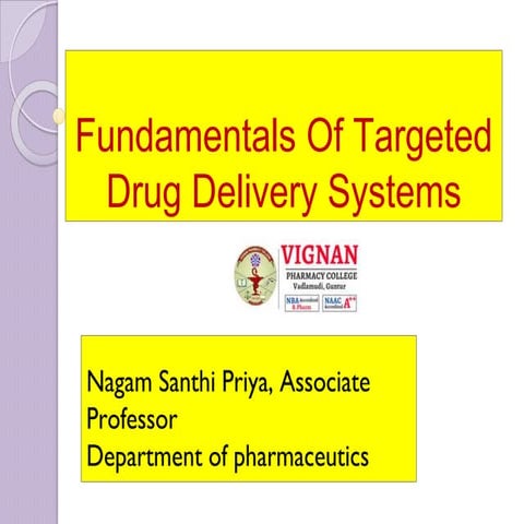 Fundamentals of targeted drug delivery systems.pptx