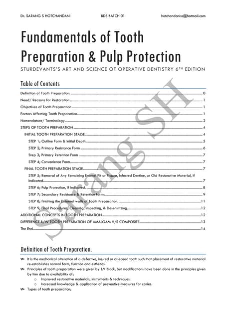 Field Isolation in Dentistry (Rubber Dam) | PDF