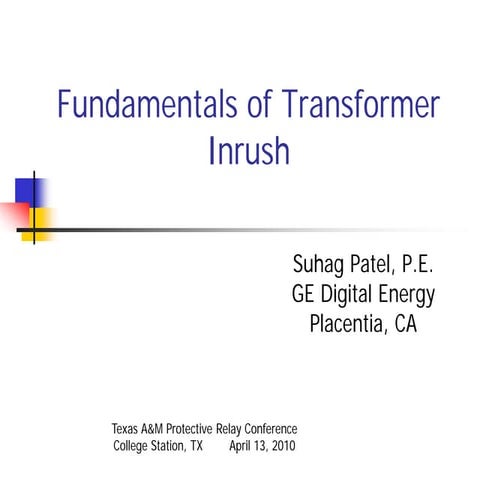 Inrush current | PDF