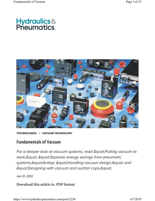 Vacuum Gauges Explained | DOCX