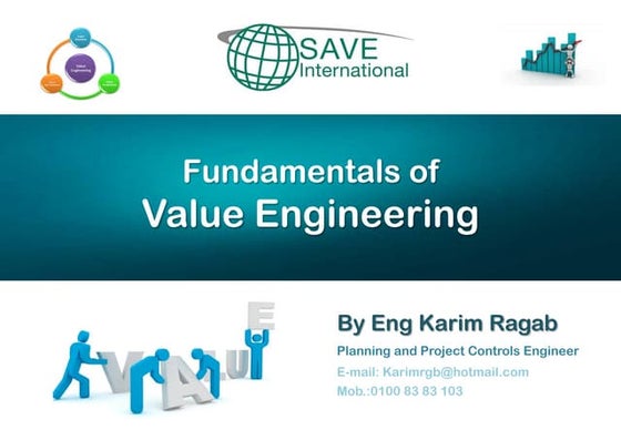 Value engineering and Analysis | PPT