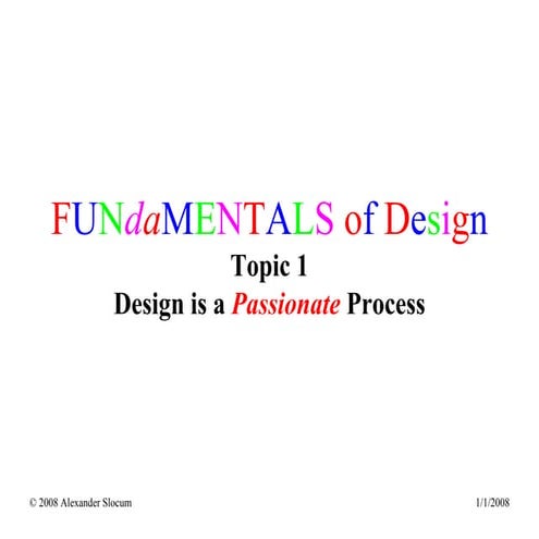 FUNdaMENTALs Topic 1 - mechanical design is fun.PDF