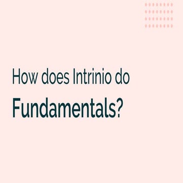 How does Intrinio do fundamentals? | PPT