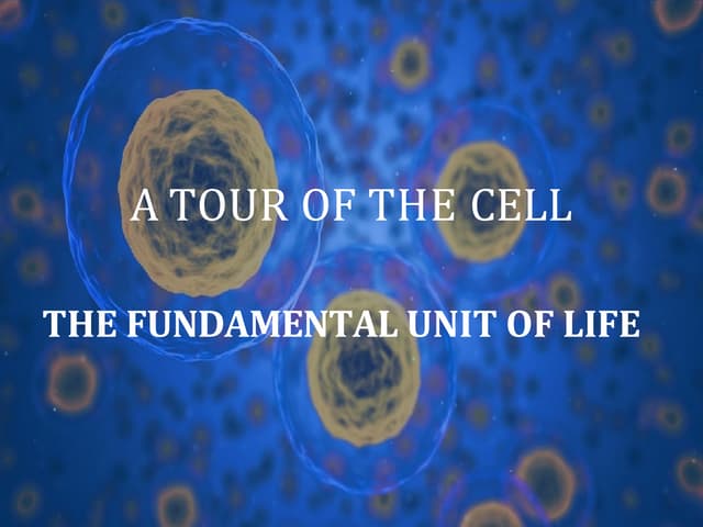 The Fundamental unit of life- Cell, Class 9 Chapter-5 | PPTX ...
