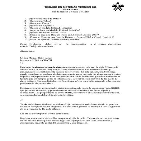 Guia n3 diseno modelo conceptual bd | PDF